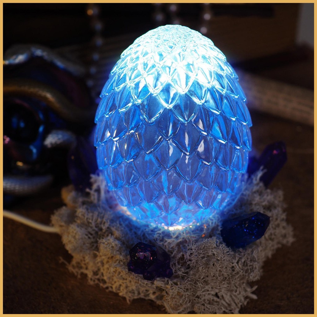 Silicone Resin Molds Unique Dragon Egg Light Resin Mold Illuminate Your ...
