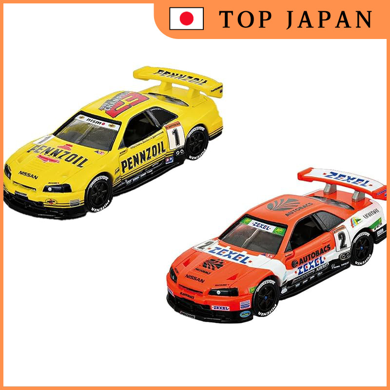 【2-piece set】Tomica Premium Racing Pennzoil Nismo GT-R & Tomica Premium ...