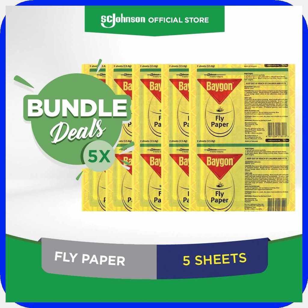 Baygon`lm-Fly,V/Paper>Xp)2s}JA)-}cf)Pack}Xt)of}Vs)5 | Shopee Philippines