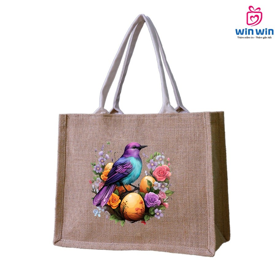 ICase Jute box bags in many sizes and colors printed with collection ...