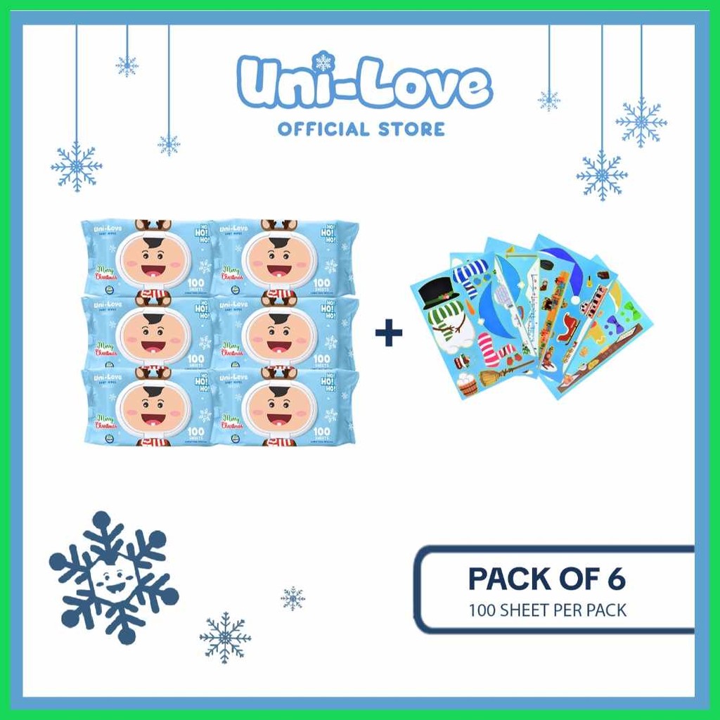 UniLove>W]Christmas*G$Edition/Or^Baby/nx^Wipes/sF^2024/Xm^100's/oa^Pack ...