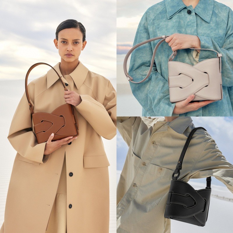 （With original gift box）POLENE Nodde Sling Bag Leather Shoulder Bag For ...