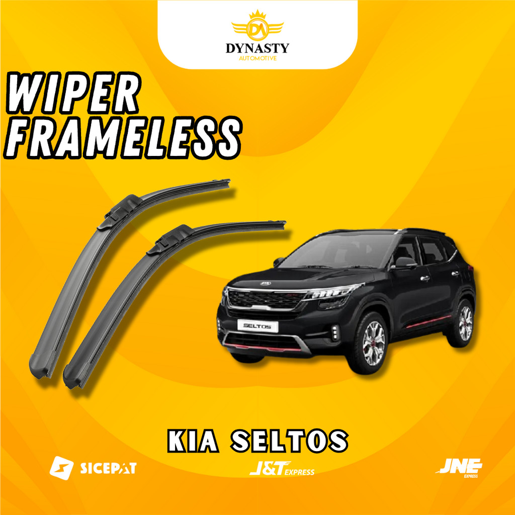 1 SET (2 PCS) Wiper - Kia Seltos - Frameless Model Without Iron Frame ...