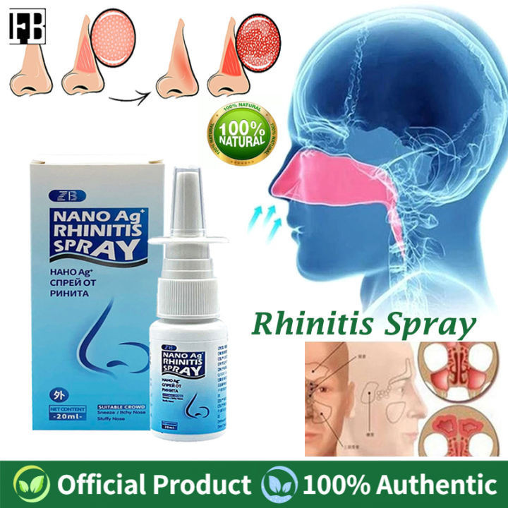 Powerful Rhinitis Cure Spray Chronic Allergic Rhinitis Sinusitis ...