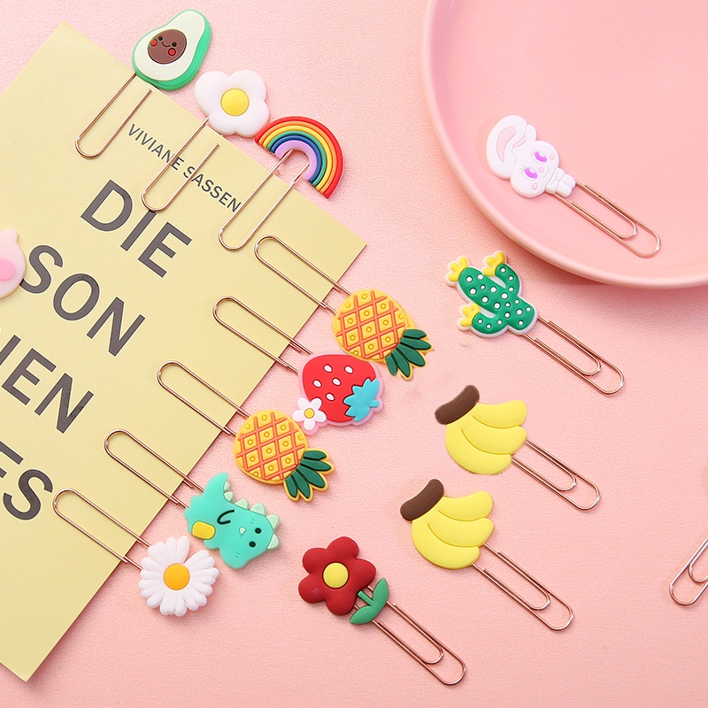 1pc Cute Paper Clips Funny Paperclips Bookmarks Planner Clips for Fun ...