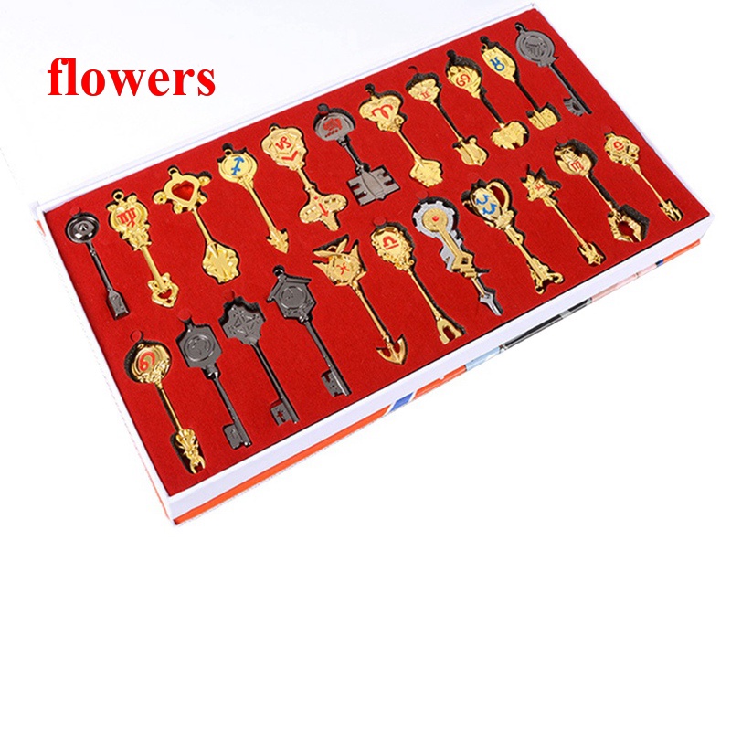 FLOWERS Fairy Tail Celestial Key Set of 35 pcs Anime Collectible Item ...