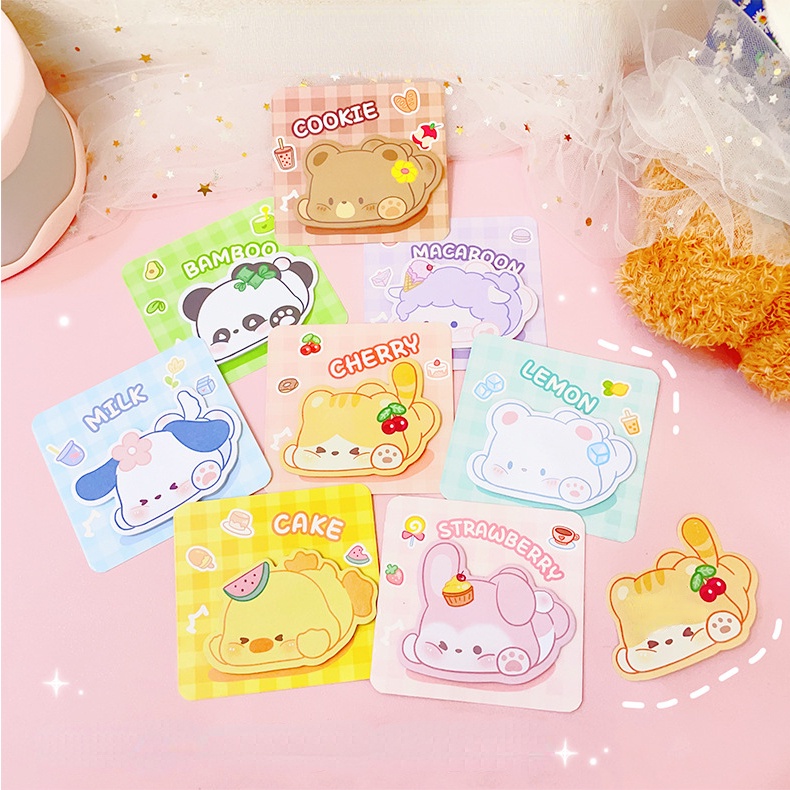S2-S33 Portable Cartoon Pattern Post-It Note Paper Office Supplies ...
