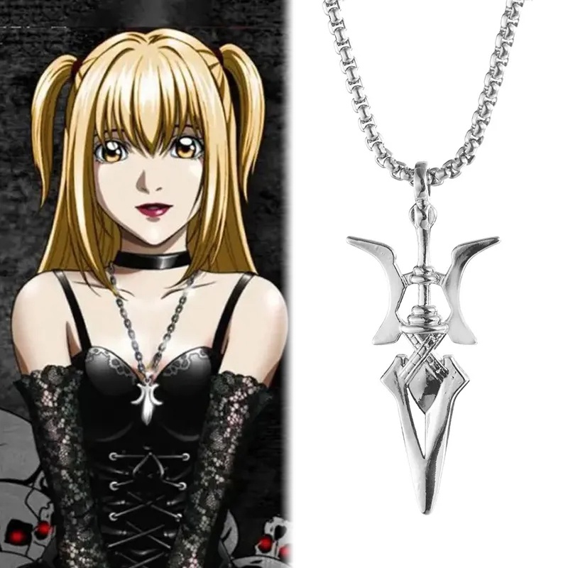Anime Death Note Necklace MisaMisa Heaven Grazing Halberd Pendant ...