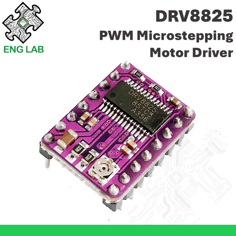 ENGLAB★DRV8825 PWM Micro Stepping Motor Driver Module With Six ...
