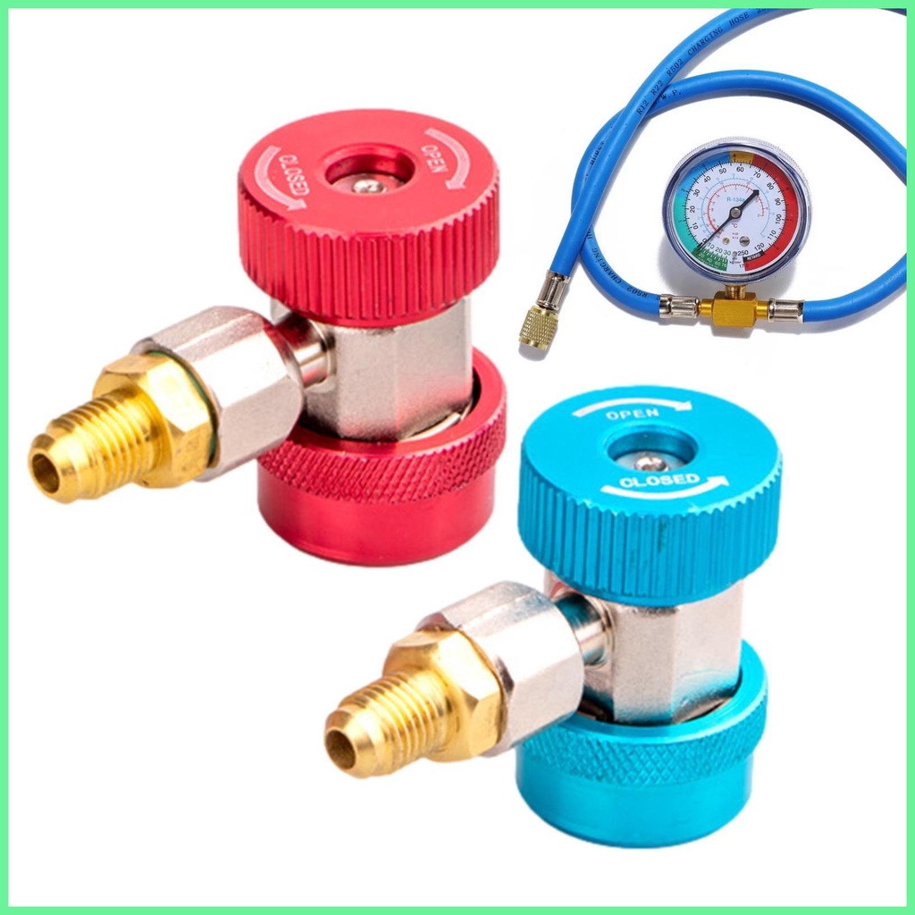 R134A Quick Coupler Adapter Quick Coupler R1234Yf Adapter AC Fittings ...