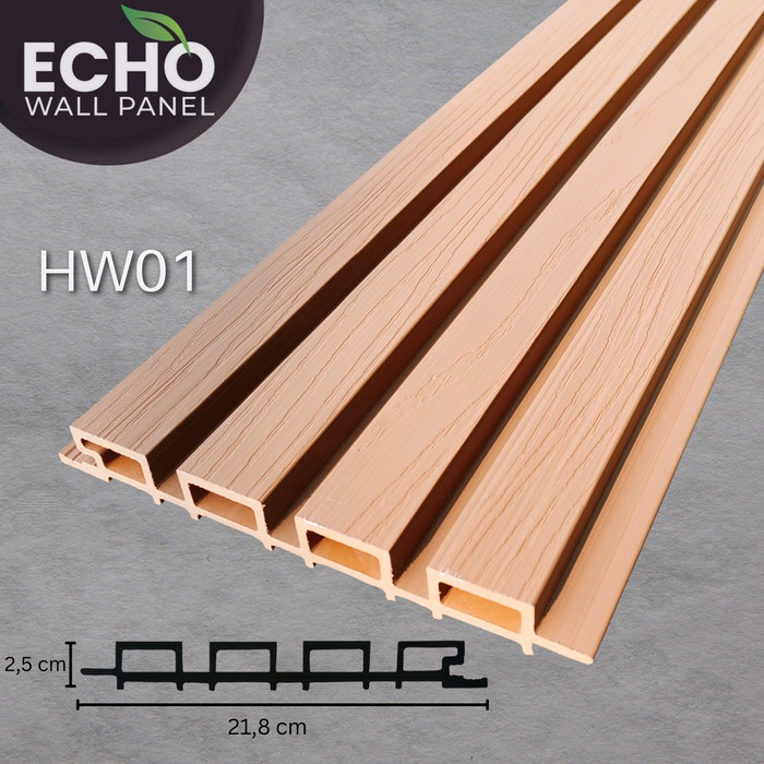 Wpc PANEL CLADDING OUTDOOR ECHOWOOD 2,9M - HW 01 | Shopee Philippines