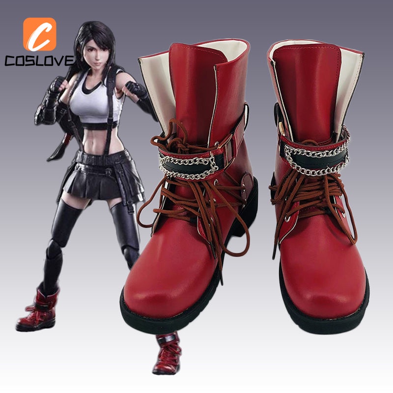 FINAL FANTASY VII Tifa Lockhart Cosplay Shoes Fashion Cosplay Unisex ...