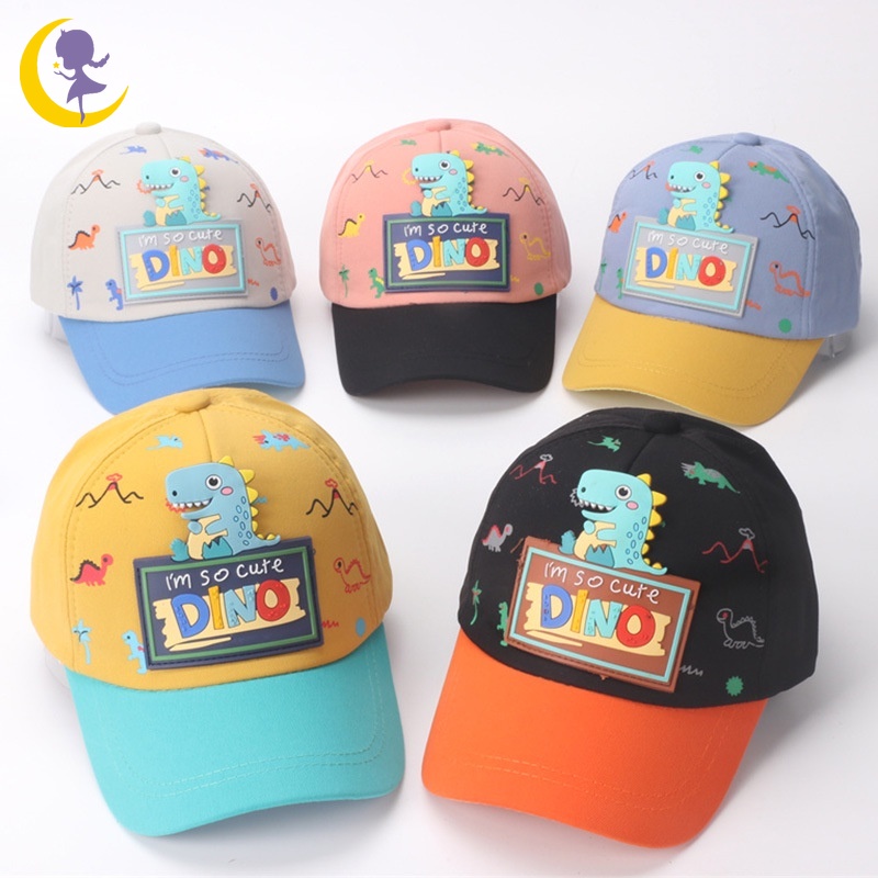 Baby Boy Girl Baseball Cap Spring Summer 2023 Children Cute Cartoon Dinosaur Sun Hat Kids ...