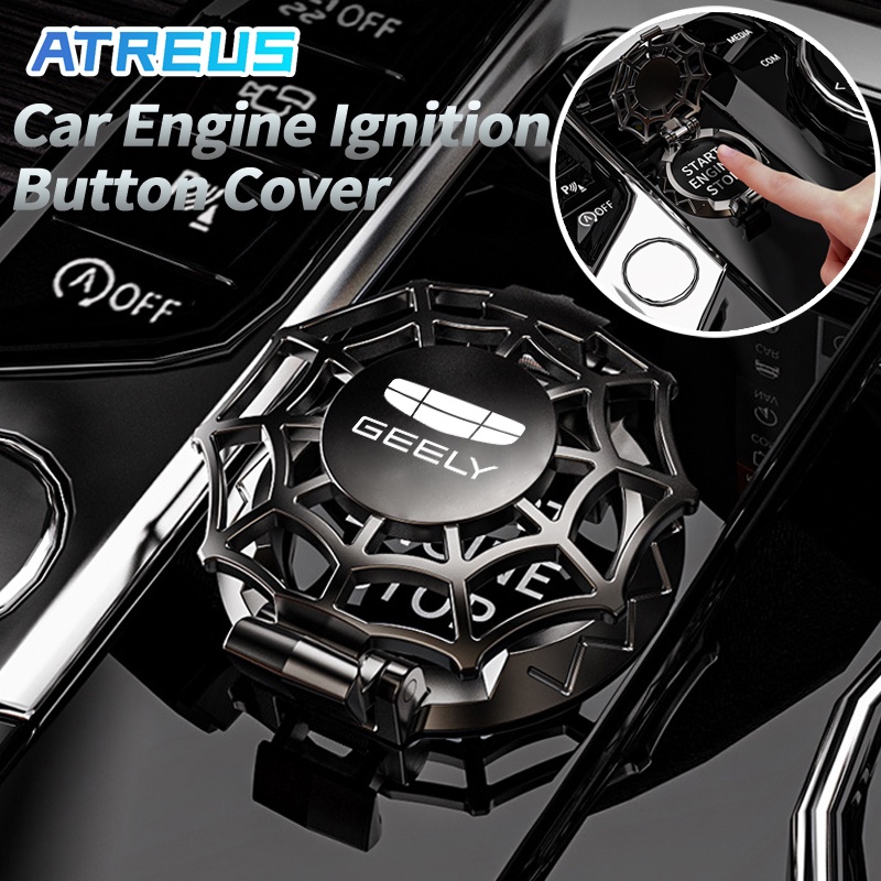 Geely Car Ignition Switch Button Cover Spider Man Car Engine Ignition ...
