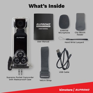 Supremo Ultra HD Pocket Action Camera | Shopee Philippines