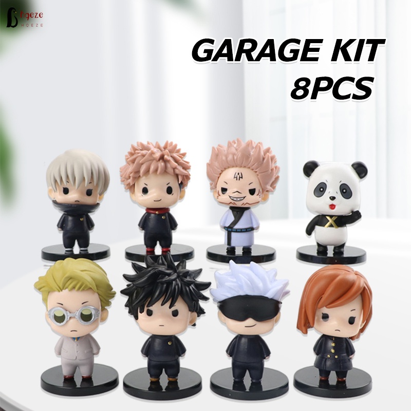 Set Of 8 Jujutsu Kaisen Model Japanese Cartoon Anime Collection For ...