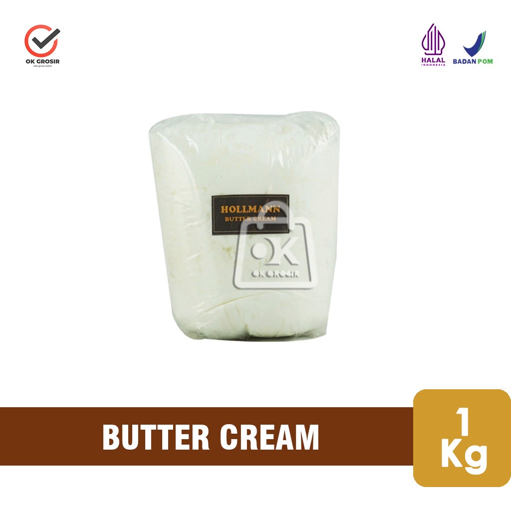 Buttercream Hollman Vanilla (Repack 1kg) | Shopee Philippines