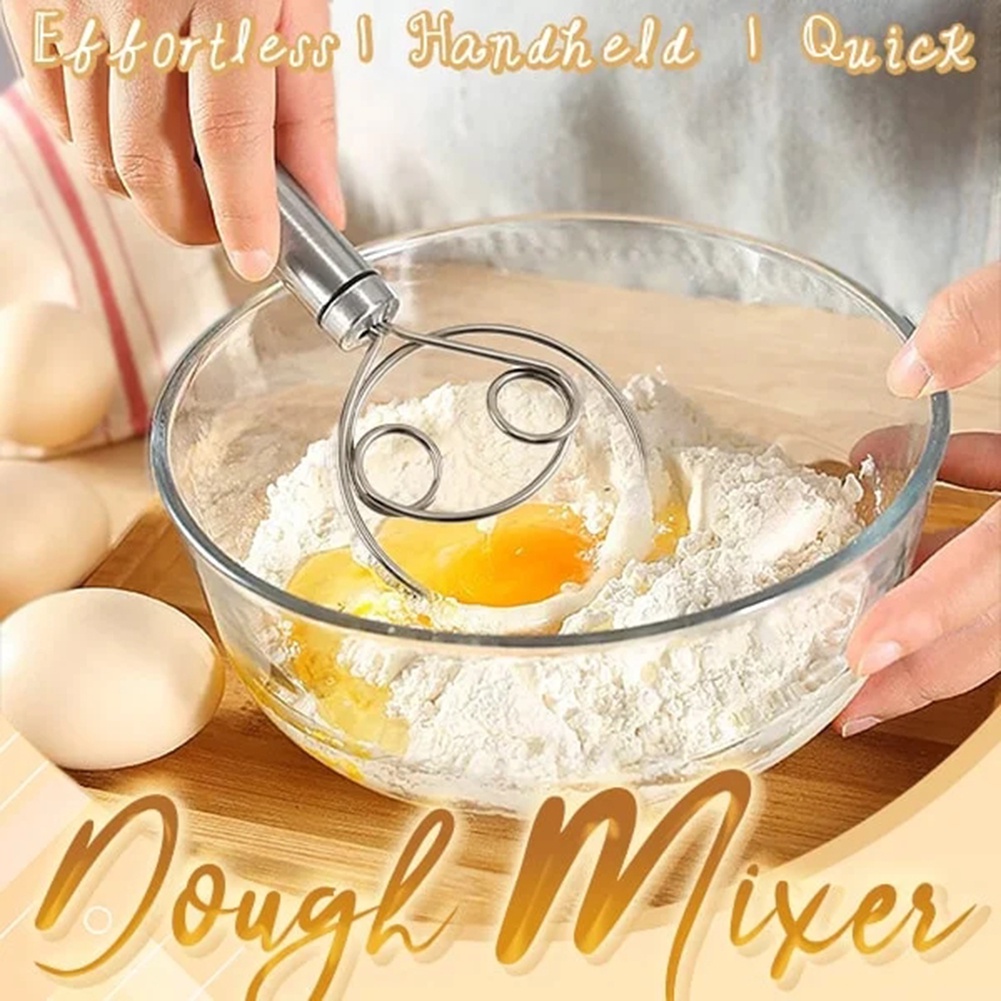 Manual Stainless Steel Coils Dough Mixer Ergonomic Labor-Saving Mixing ...
