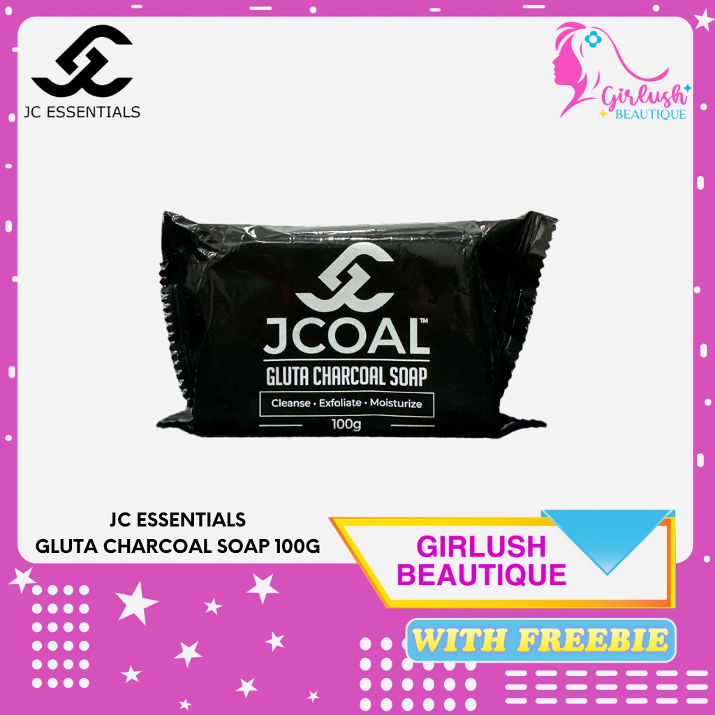 JC Essentials JCoal Gluta Charcoal Soap 100g | Shopee Philippines