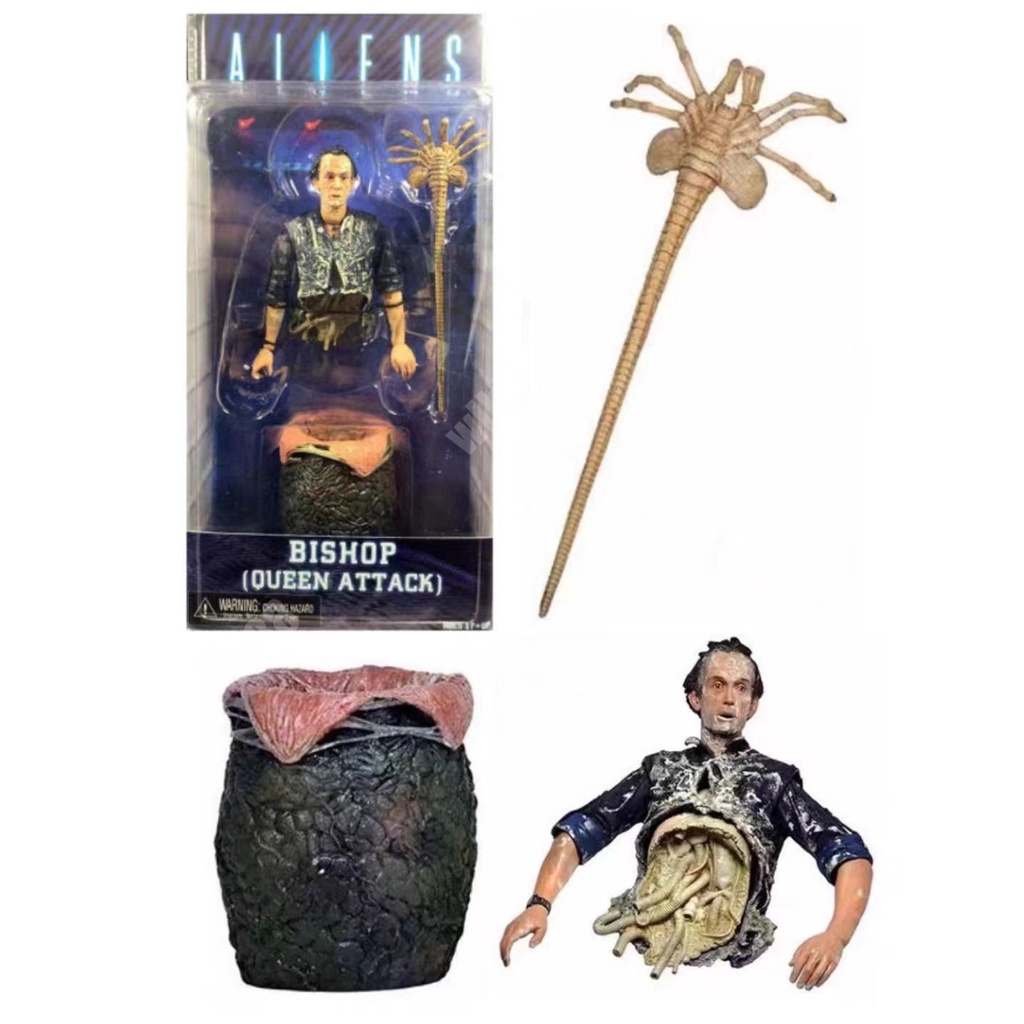 Alien NECA Predator Xenomorph Egg Newborn Facehugger Chestburster ...
