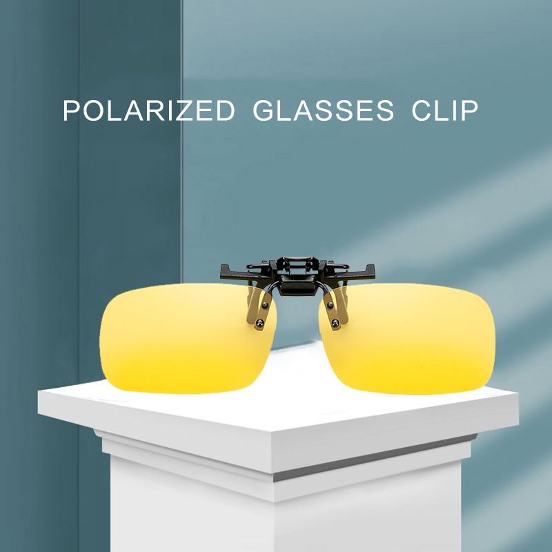 Night Glasses Clip Night Vision Driving Spectacles Clip High Definition ...