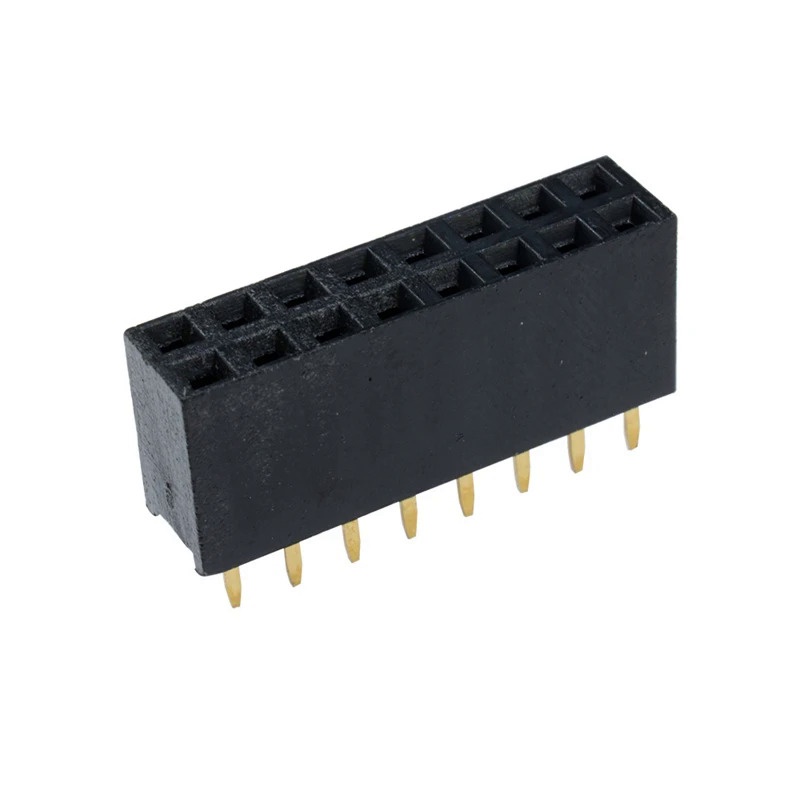 50pcs 2x8 Pin 2.54mm Double Row Female Pin Header 16P PCB Socket ...