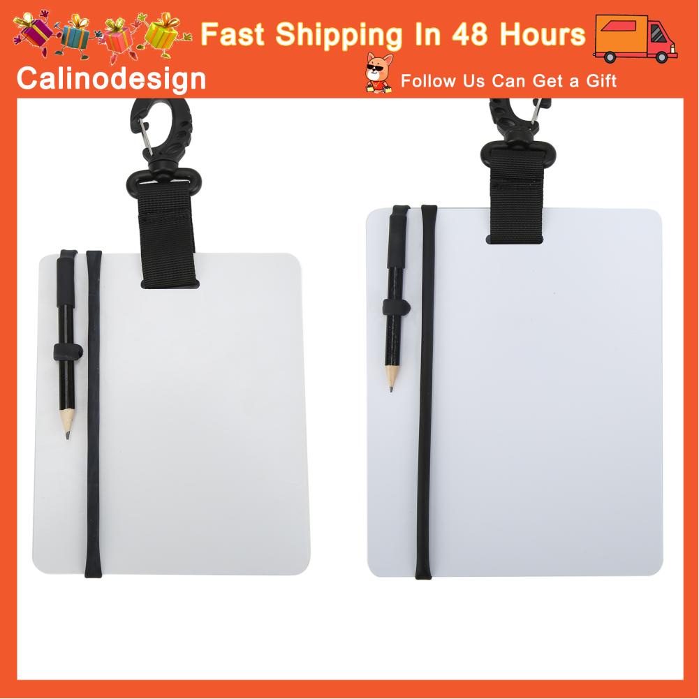Calinodesign 2 SIZE Underwater Writing Slate Wipeable Diving Wordpad ...