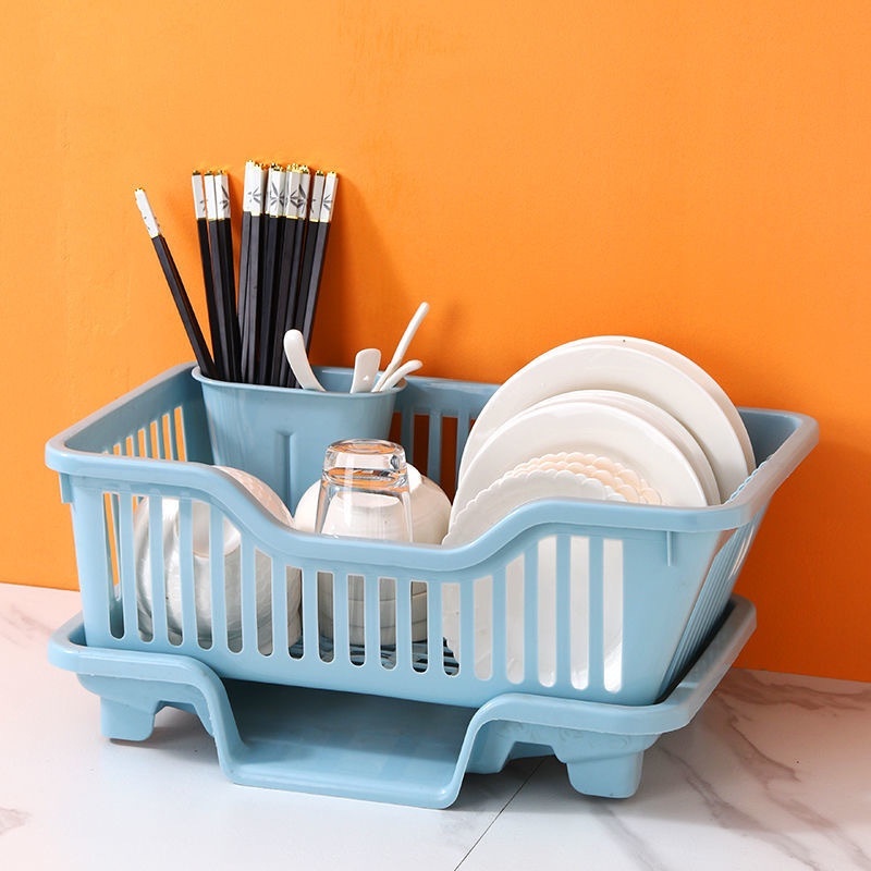 Plastic Drainer Holder Kitchen Dish Bowl Plate Drying Utensils Rack ...