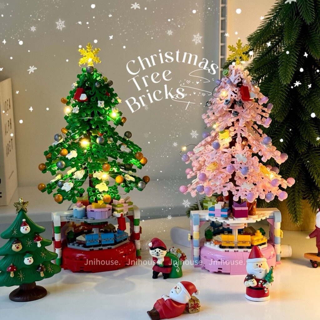 Jnihouse: Christmas Tree Building Blocks (Starlight Bricks) | Shopee ...