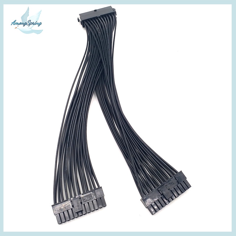 AmongSpring> Dual PSU Power Supply 24 Pin ATX Motherboard Splitter ...