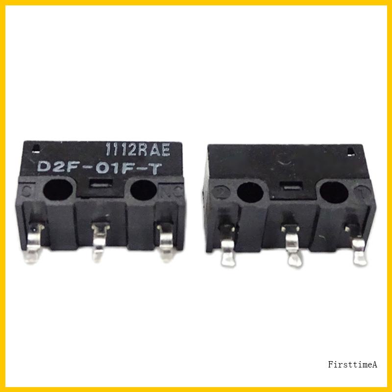 Fir Original Mouse Microswitch D2F-01F-T Japan Gray Dot 10M Clicks Mouse Micro Switches Button ...
