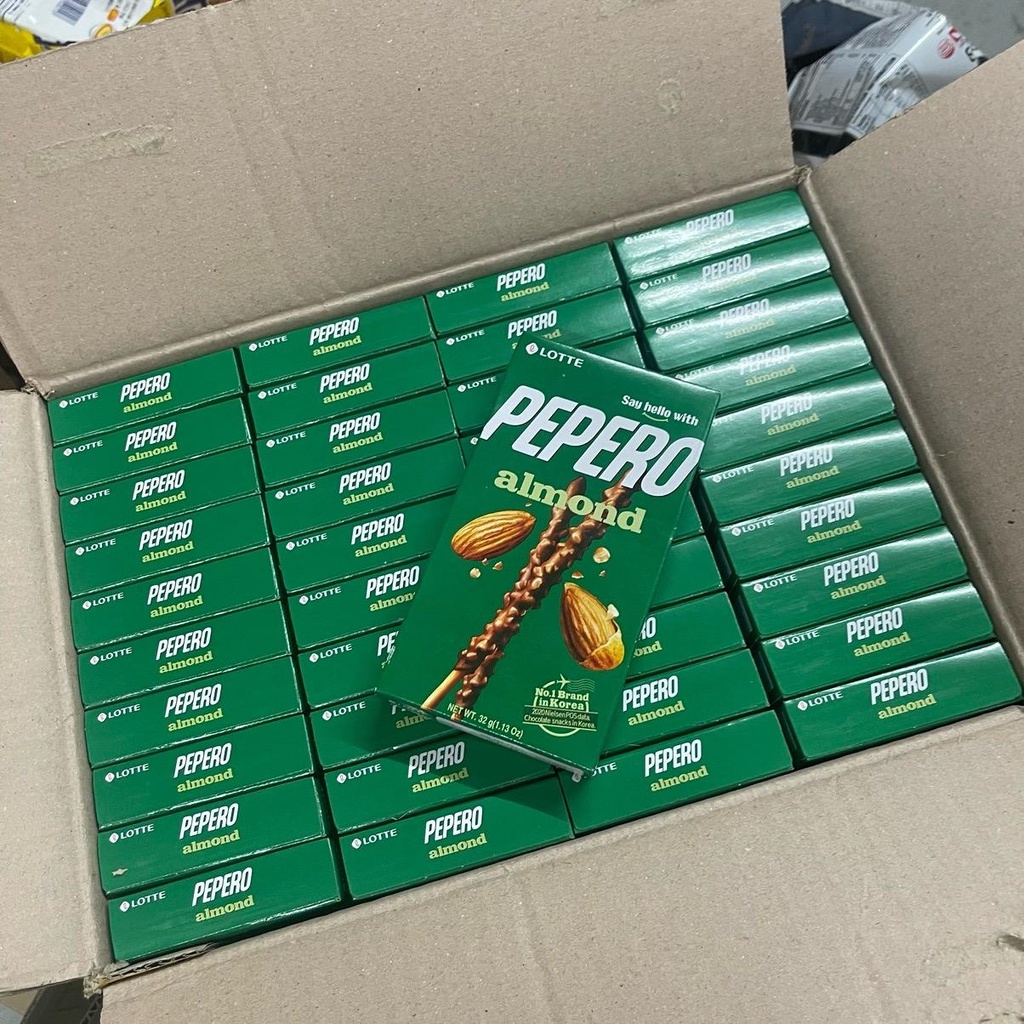 YLOS Pepero Almond Per Box (40pcs in one box) | Shopee Philippines