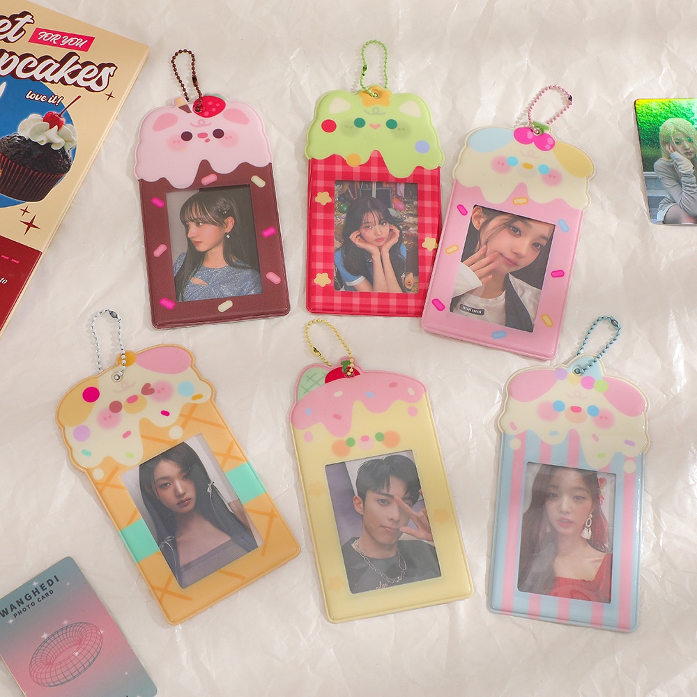 Card Holder Transparent PVC 3inch Lomo Card Gu Card Sleeve Student Bus ...