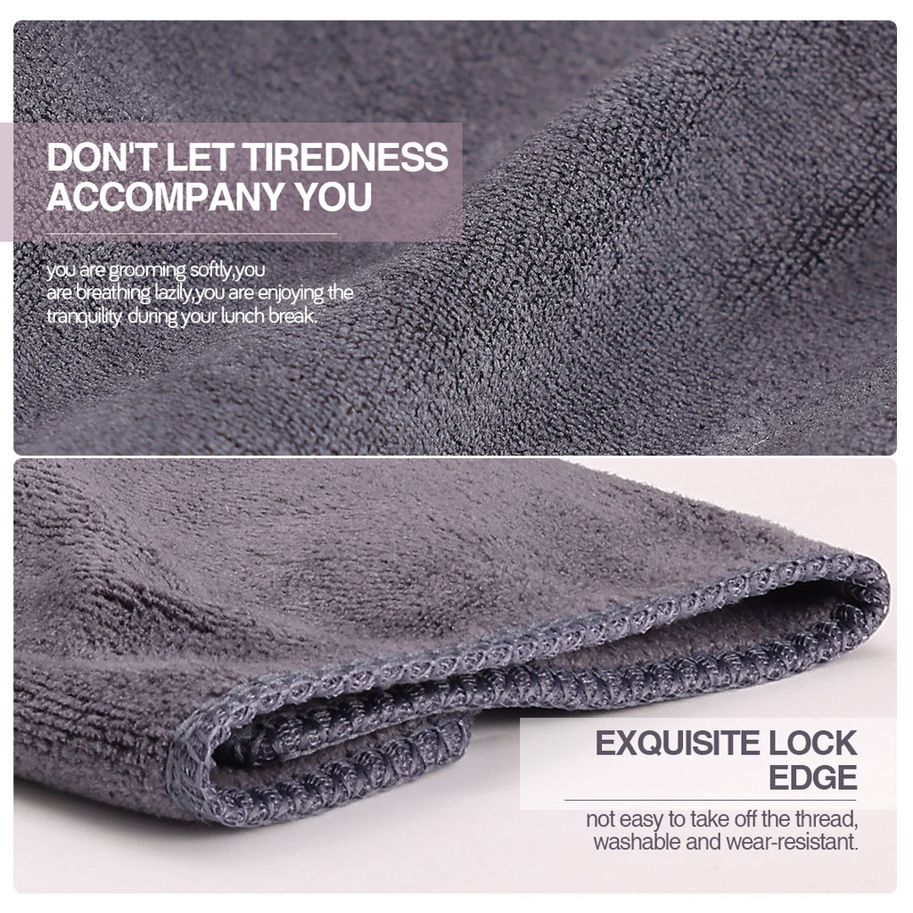 Gray Water Absorb Towel Microfiber Fabric 40x80 cm/ 35x 75cm for Salon ...