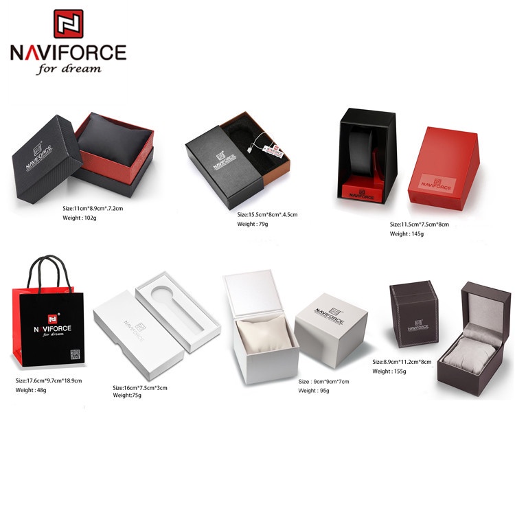Naviforce Premium Gift Boxes For Men's Women's Watches Only Box ...
