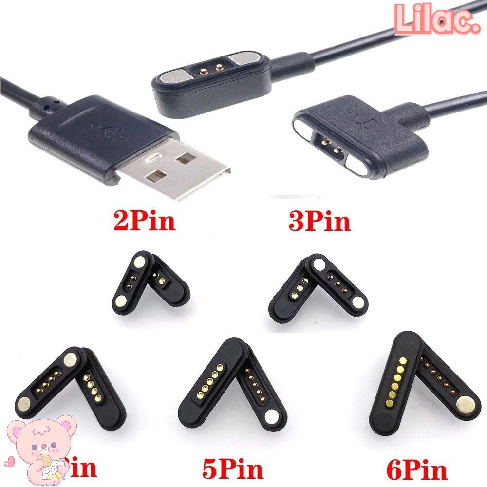 LILAC Pogopin Magnetic Connector, Waterproof 2A DC Magnetic Pogo Pin ...