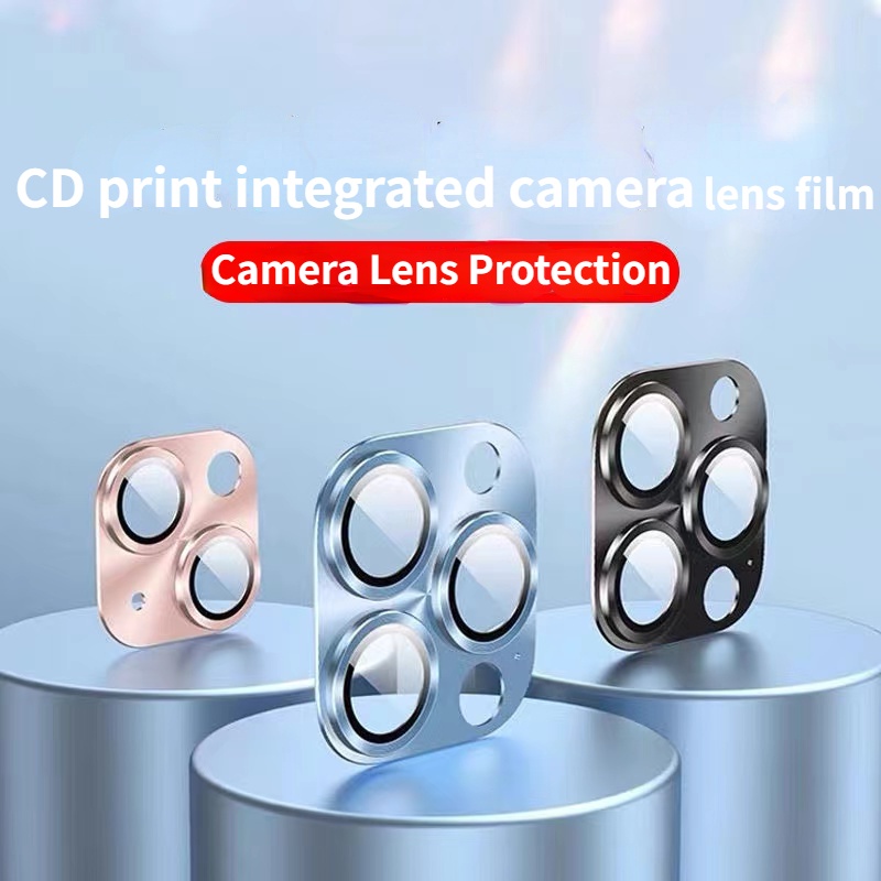 Luxury Matte CD Print Camera Lens Ring Protection for iPhone 15 Pro Max ...