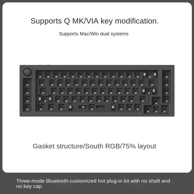 Keychron Q65 Max QMK/VIA Wireless Custom Mechanical Keyboard | Shopee ...