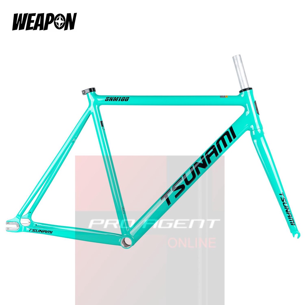 TSUNAMI SNM100 AND FRONTERA FRAME WITH FORK FIXIE / TRACK FULL ALUMINUM ...