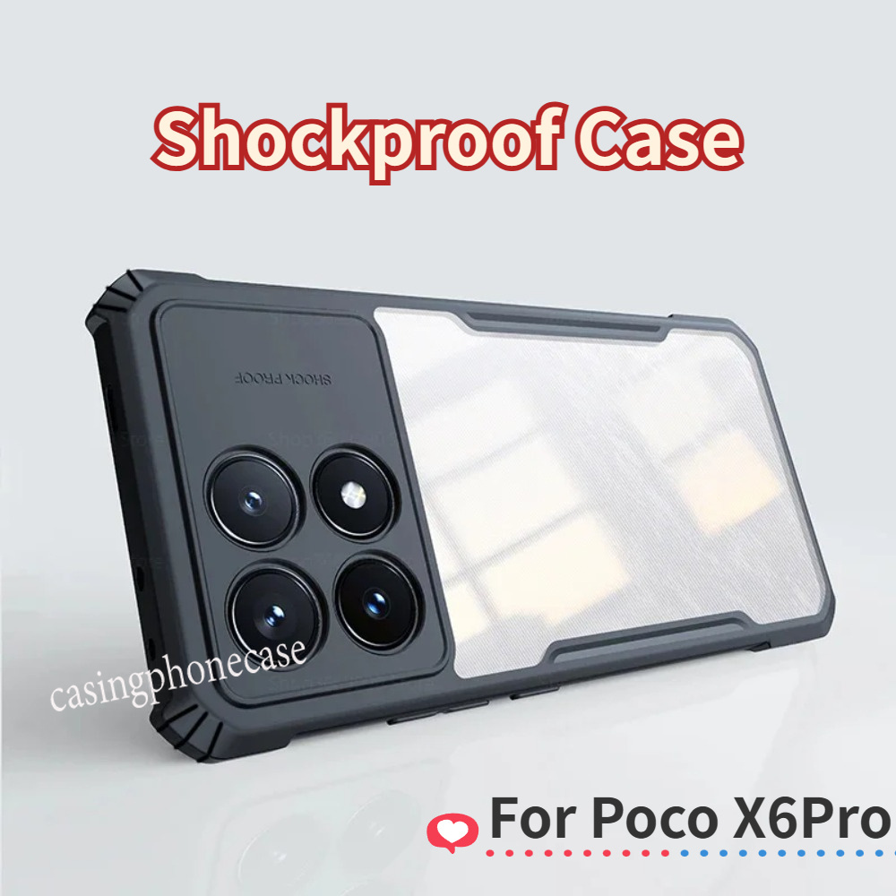 Casing For Xiaomi Poco X6 Pro X6Pro 2024 Soft Shockproof Phone Case ...