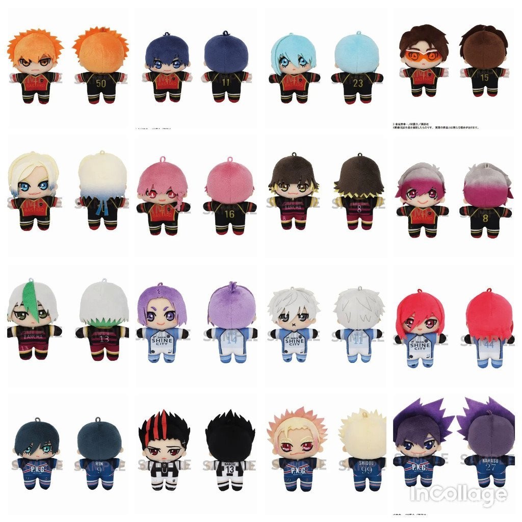 Action Anime Blue Lock Original Plush Doll Pendant Toys for Children ...