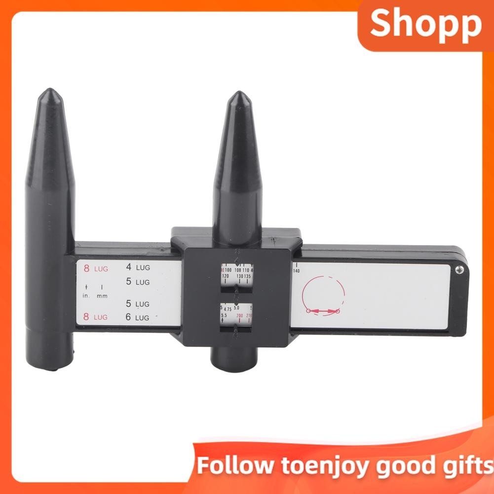 Shopp Car Wheel Rim Gauge Plastic Bolt Pattern Sliding Measuring Tool ...