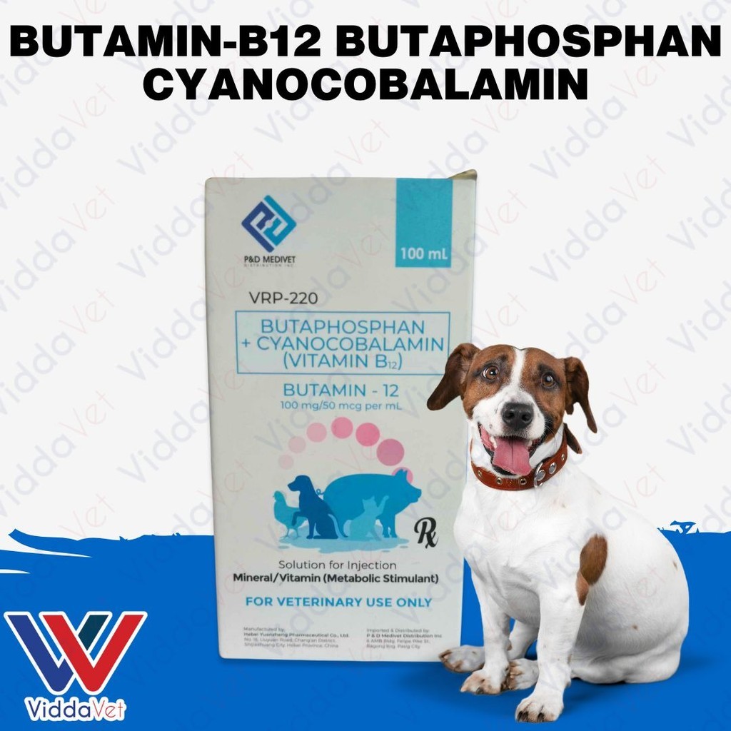 Butaphosphan and Cyanocobalamin Complete Animal Health Supplement 100ml ...