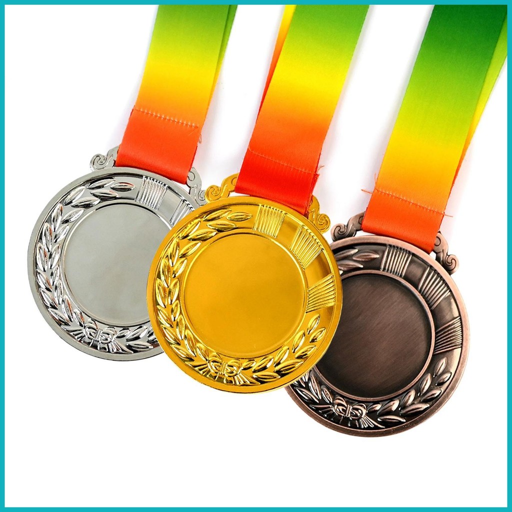 Sports Medals Competition Medals Metal Wheat Ear Award Medals with Neck ...