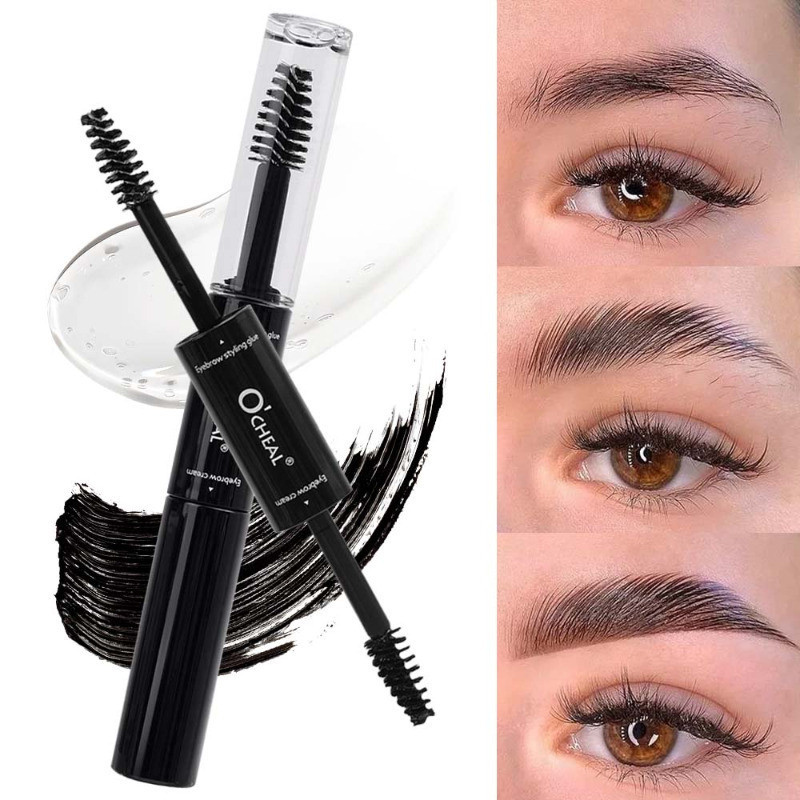Ocheal Eyebrow Double-headed 4 Colors Waterproof Fadeless Double Head Liquid Brow Dye Cream ...