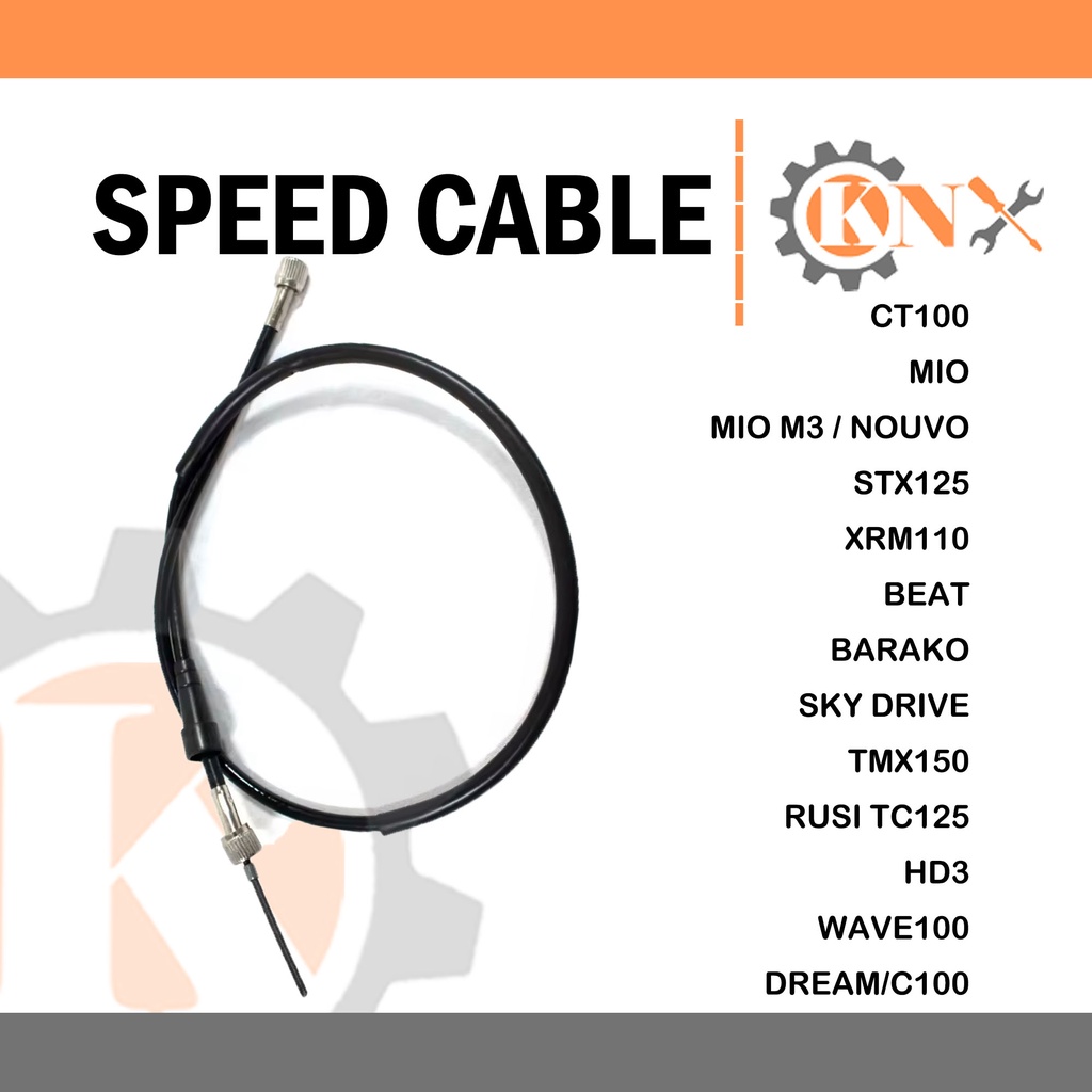 SPEEDOMETER CABLE Motorcycle parts for BEAT / XRM / MIO / BARAKO ...