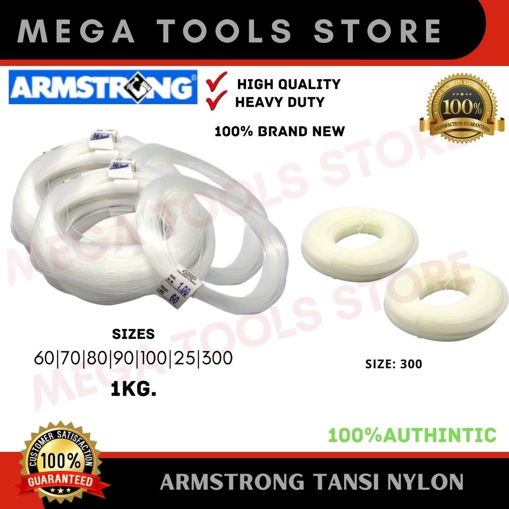 Armstrong Tansi Nylon/Fishing nylon 1kg (MEGA TOOLS STORE) | Shopee Philippines