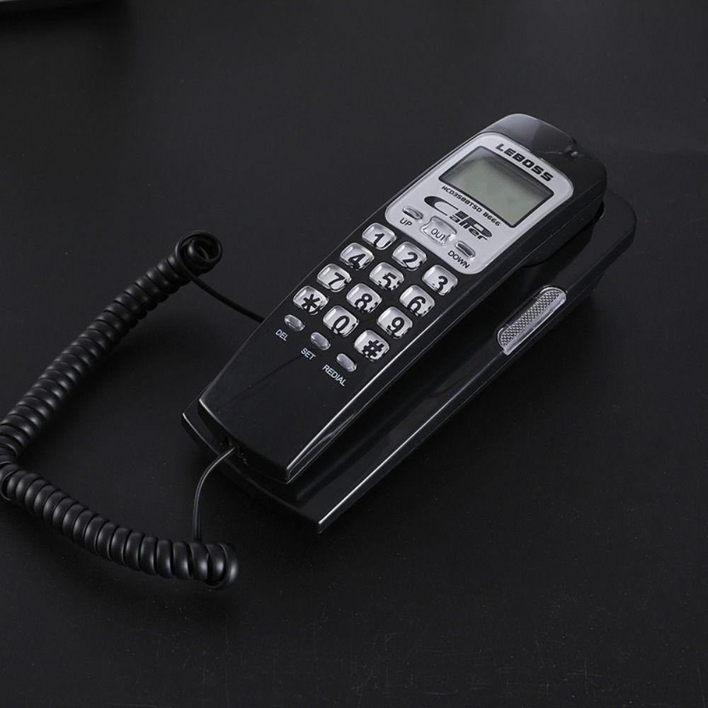 ROWAN1 Corded Telephone, Landline Wall Mounted Handset Phone, Caller ID ...