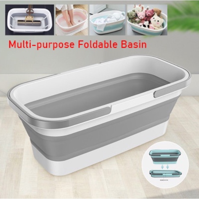 WM-Multipurpose Foldable/Collapsible Wash Basin.Portable Space Saver ...