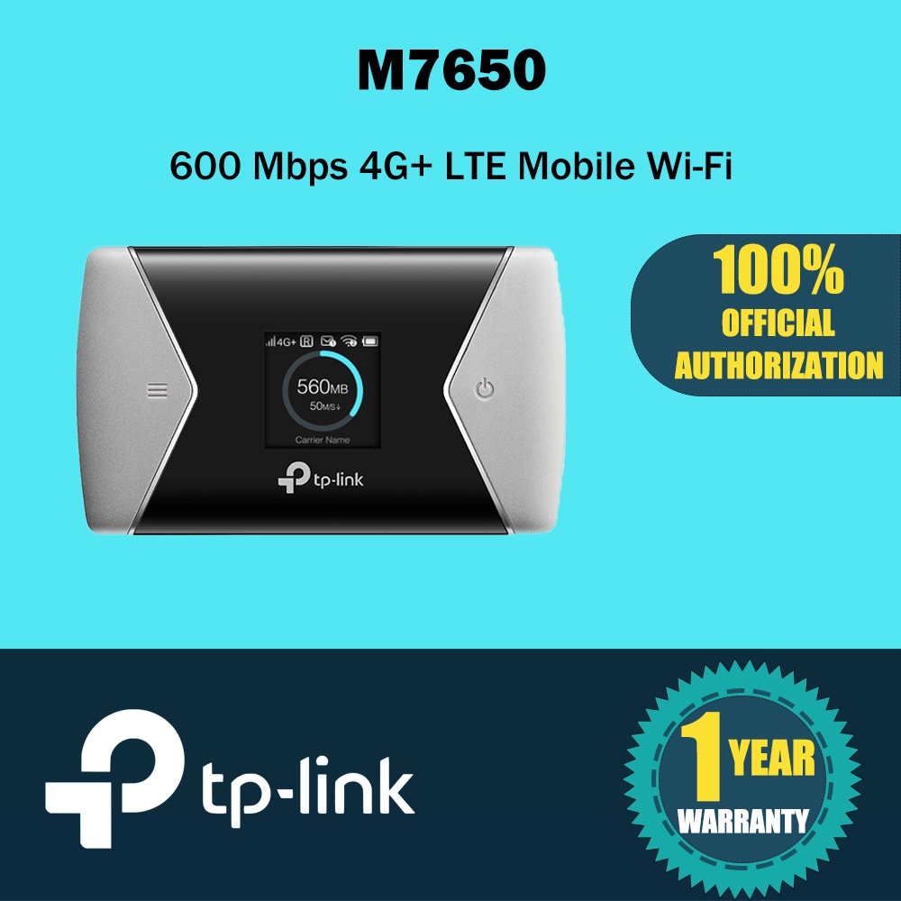 【READY STOCK】TP-Link M7650 4G+ MiFi,Portable Travel Wi-Fi,SD Card Slot ...